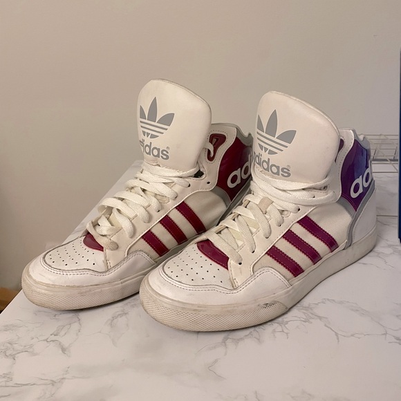 adidas | Shoes | Adidas Originals Extaball High Top Sneaker Rare Wine ...